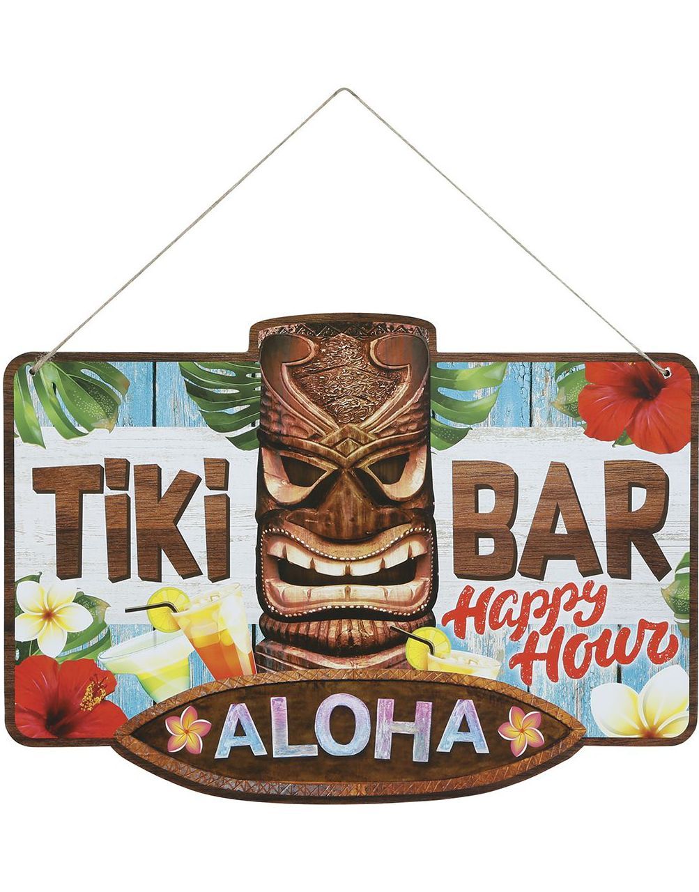 Hängande Aloha Träskylt 25x35 cm - Metall och Träskyltar - Interiör ...