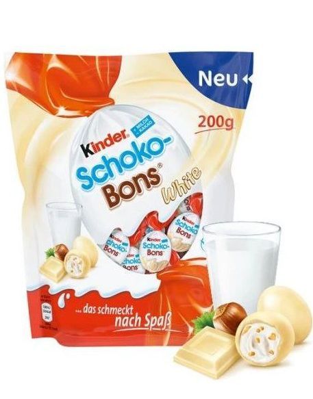 Kinder Shoko Bons White 200 g - Se Alla Våra Sötsaker - Sötsaker och ...