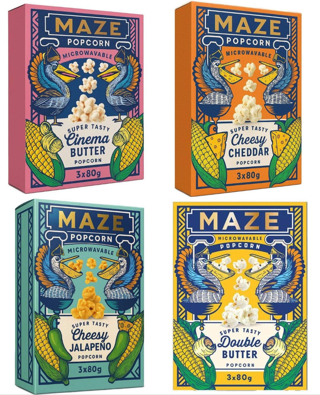 Taste Them All - Maze Popcorn - Fire Smaker