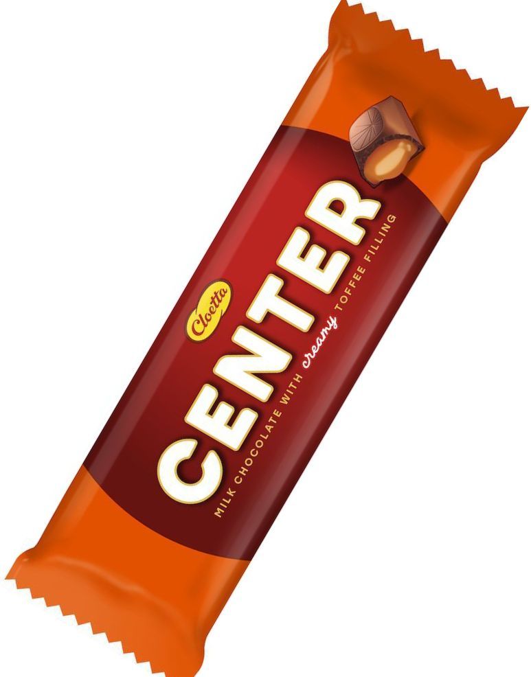 1 st Cloetta Center Mjölkchokladbar med Toffeefyllning 25 gram - Se ...