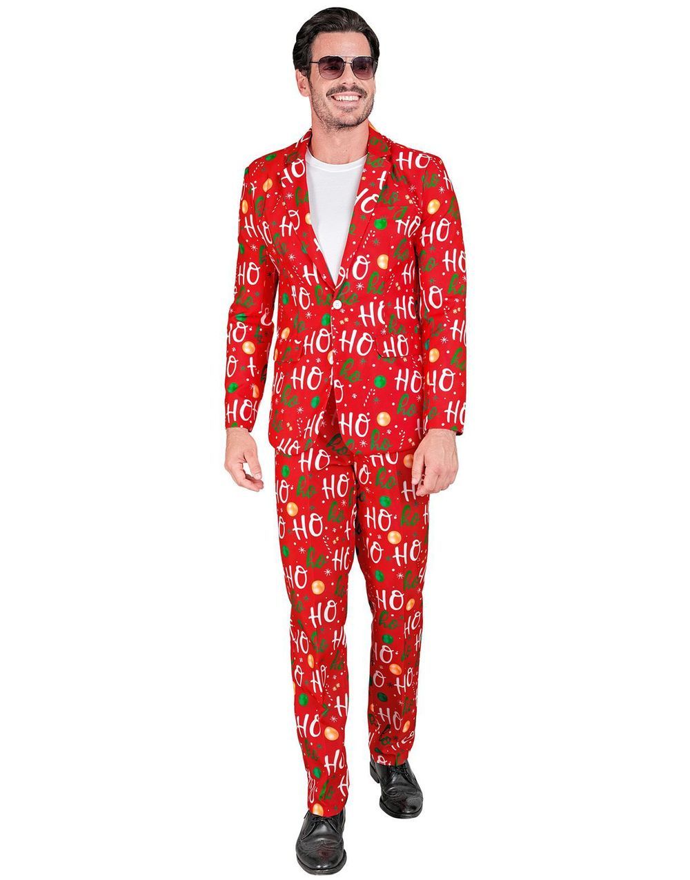 UV Glow Maskeraddräkt för Herr med Julmotiv - Andra Juldräkter ...