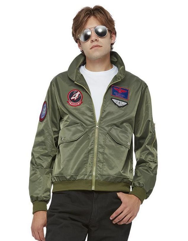 Maverick Bomber Jacket - Licensierad Top Gun Utklädnad för Herr - Yrker ...