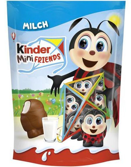 Kinder Mini Friends - Mjölkchokladfigurer Med Mjölkkrämfyllning 122 ...