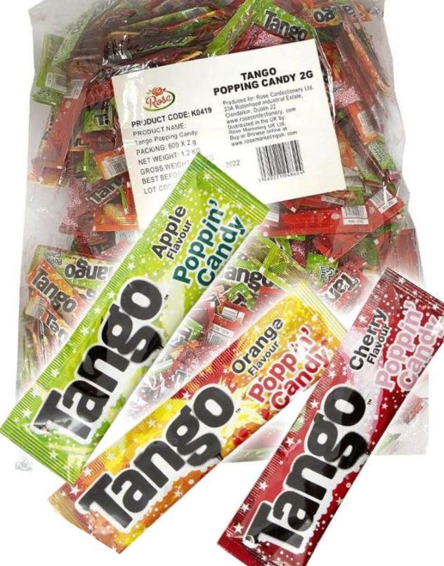 600 st Tango Popping Candy i 3 smaker - Stor påse 1200 gram - Se Alla ...