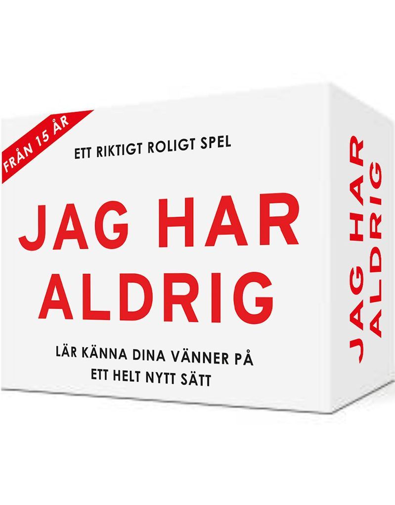 Jag har aldrig - Drickspel med kort - Dryckesspel - Spel - TUSEN TING