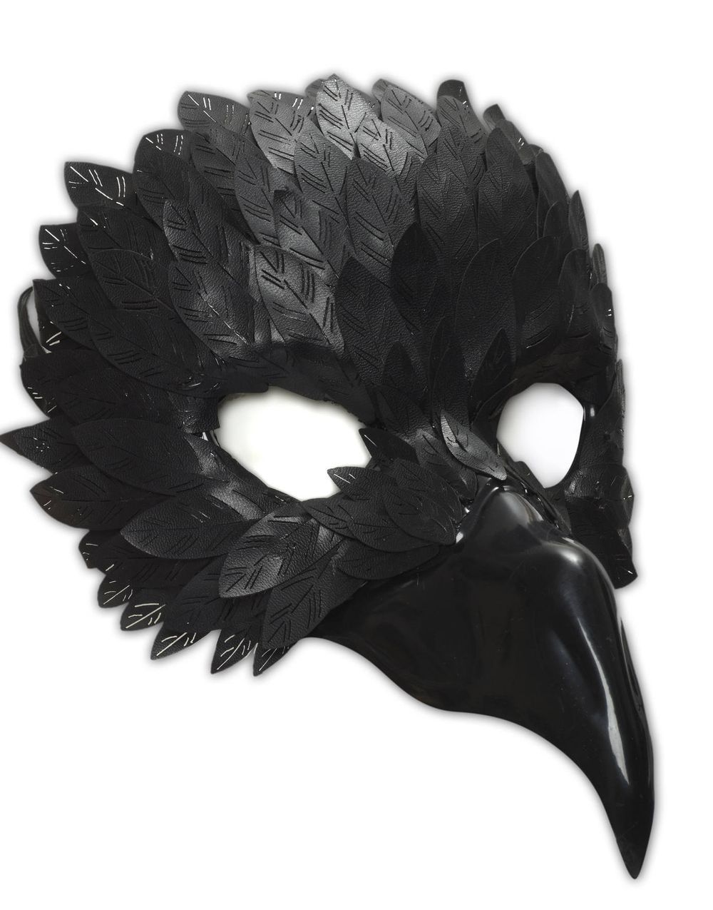 Deluxe Raven Mask - Papegojor och Andra Fåglar - Djurdräkter ...