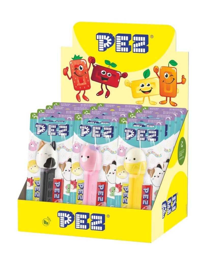 12 st Assorterede Squishmallows Pez-Holdere Med 2 st Pez Pakker - Hel ...