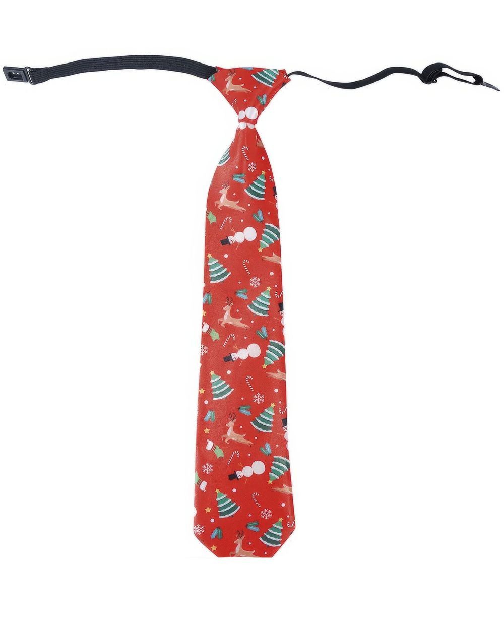 Röd Slips med Olika Julmotiv 45 cm - Andra Juldräkter - Jultema ...