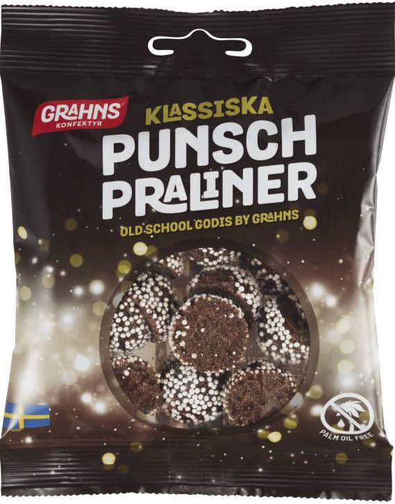 Klassiska Punchpraliner - Chokladbollar Med Krispiga Kulor 120 g - Se ...