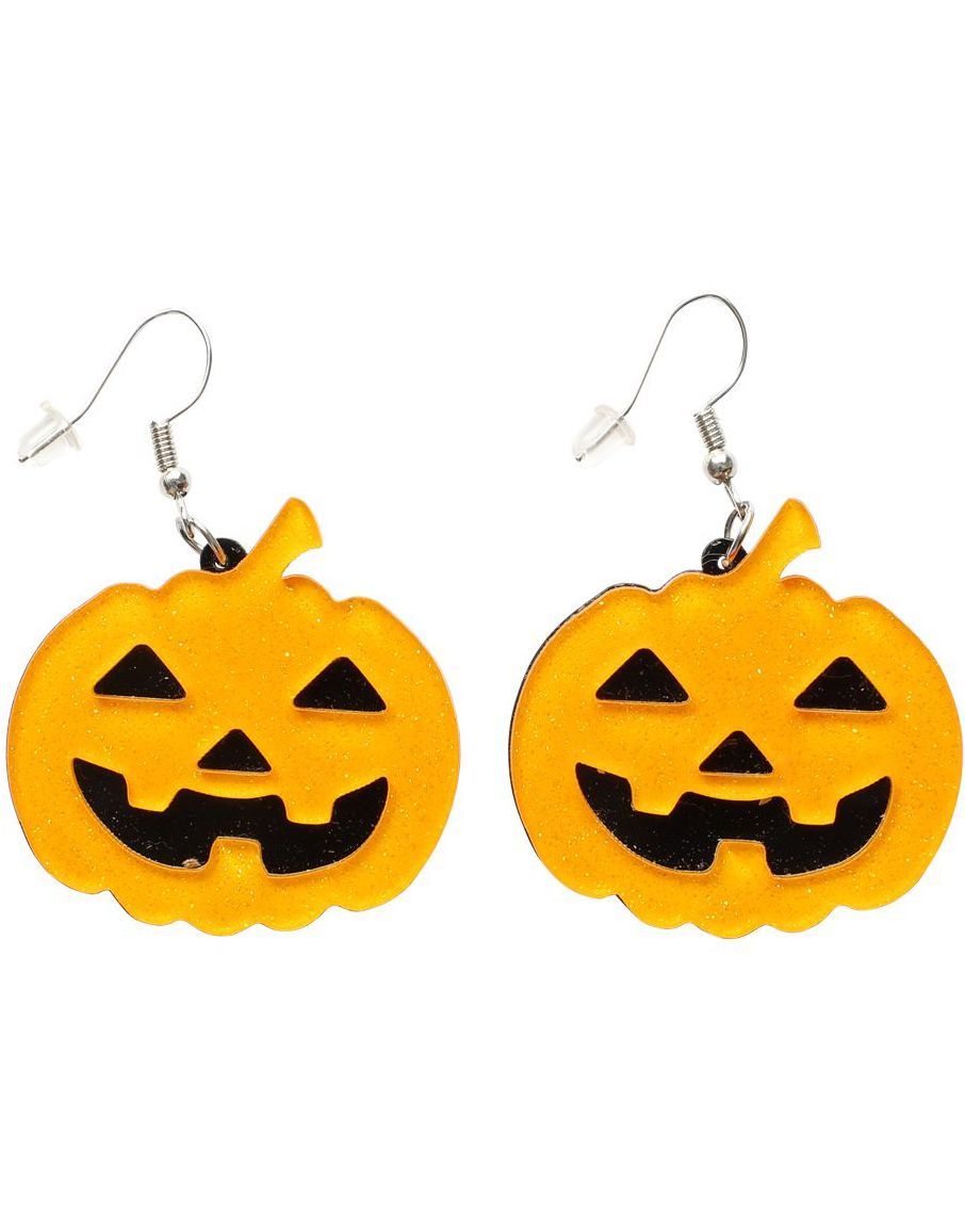 Örhängen Med Pumpa - Örhängen - Maskerad Smycken - Tillbehör och ...