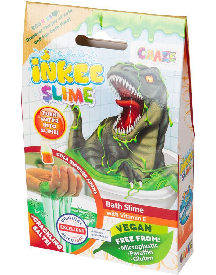 Craze Inkee Dinosaur Badeslim med Cola Gelégodis Aroma - Saker och Ting ...