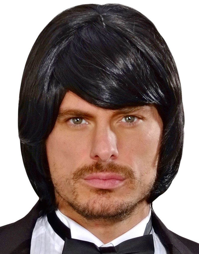 Svart Adam Deluxe Peruk - Kan Stylas! - Svarta Peruker - Peruker Efter ...