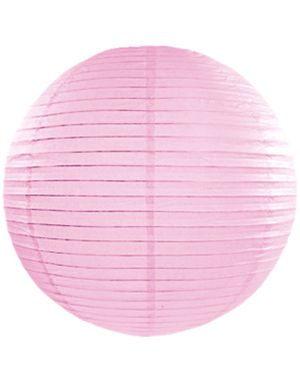 Ljus Rosa Papperslykta 20 cm - Rosa - Färg Teman - EFTER TEMA