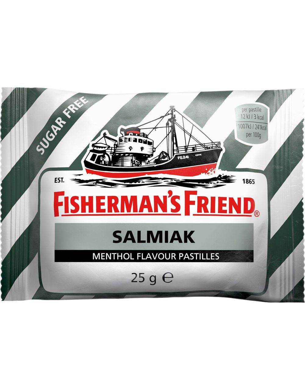 Sockerfri Fisherman's Friend med Salmiak-smak 25 g - Se Alla Våra ...