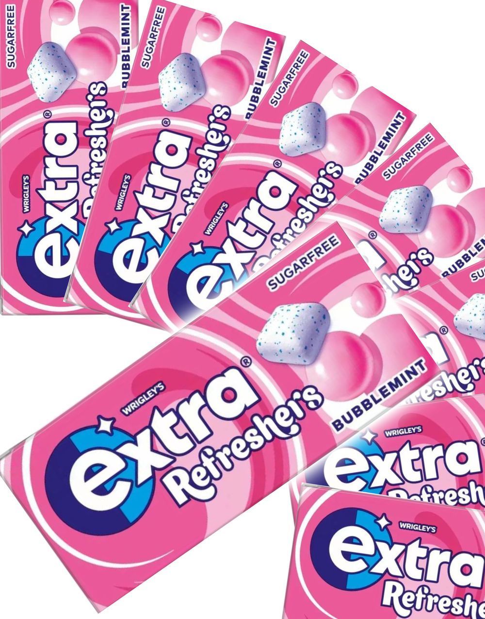 16 st Extra Refreshers Bubblemint - Tuggummi med Bubblegum och Mintsmak ...