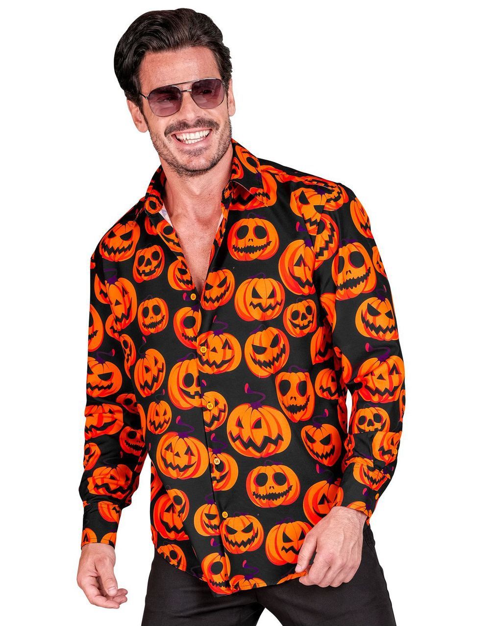 UV Glow Pumpa Skjorta till Man - Se alla våra Maskeraddräkter ...