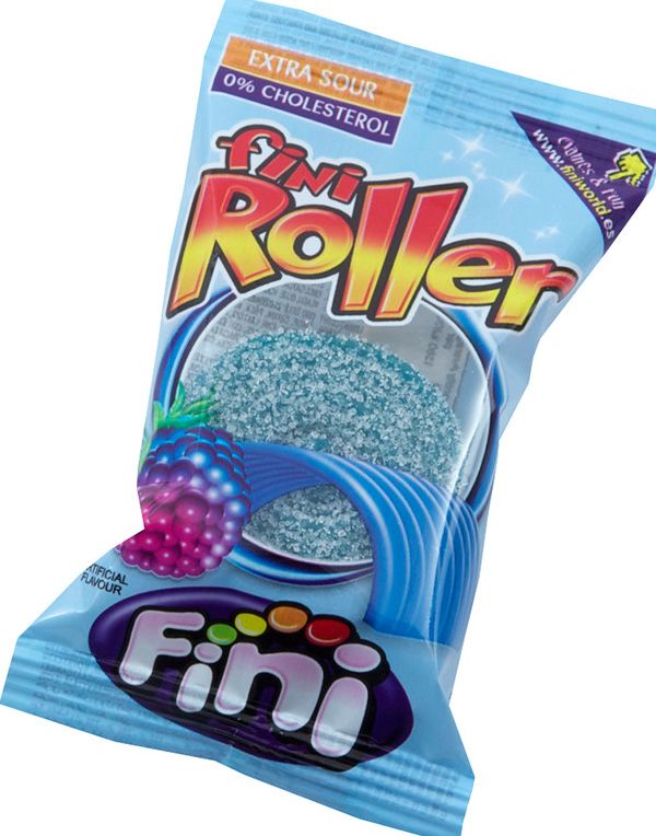 1 stk Fini Blue Raspberry Roller Fizz - Blå Vingummi - Se Alla Våra ...