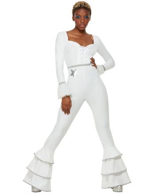 70-Tals Abba Inspirerad Glam Dräkt till Dam - 60/70-Tal ...