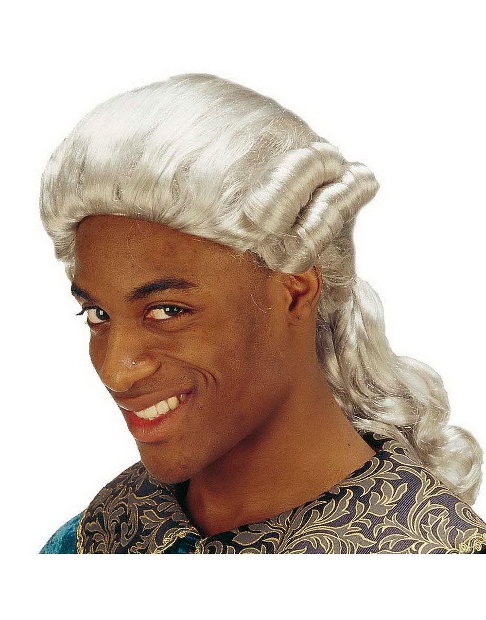 Lord Valiant - grå peruk