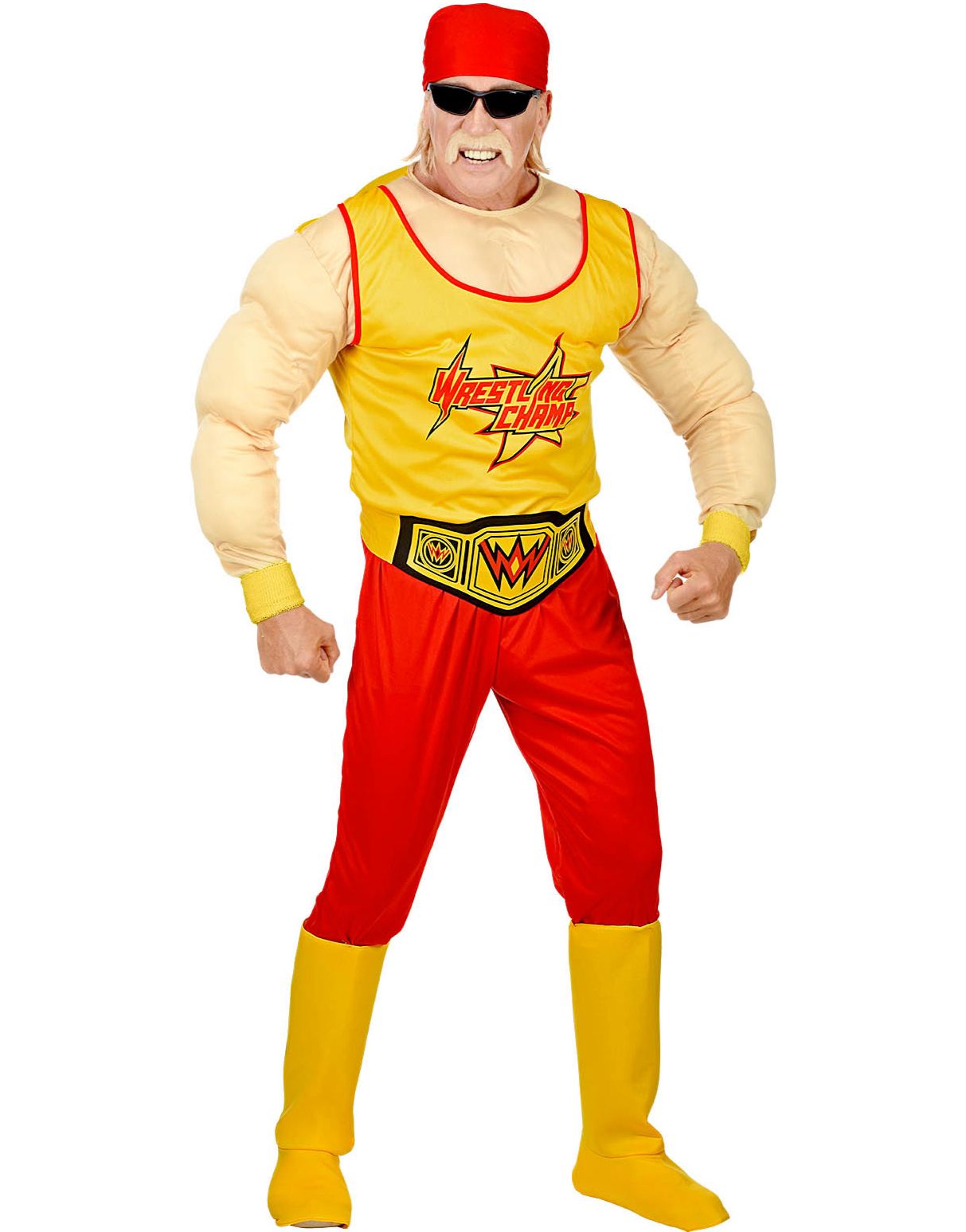 Hulk Hogan Inspirerad Wrestler Dräkt - Kändisar - Maskeraddräkter Efter ...
