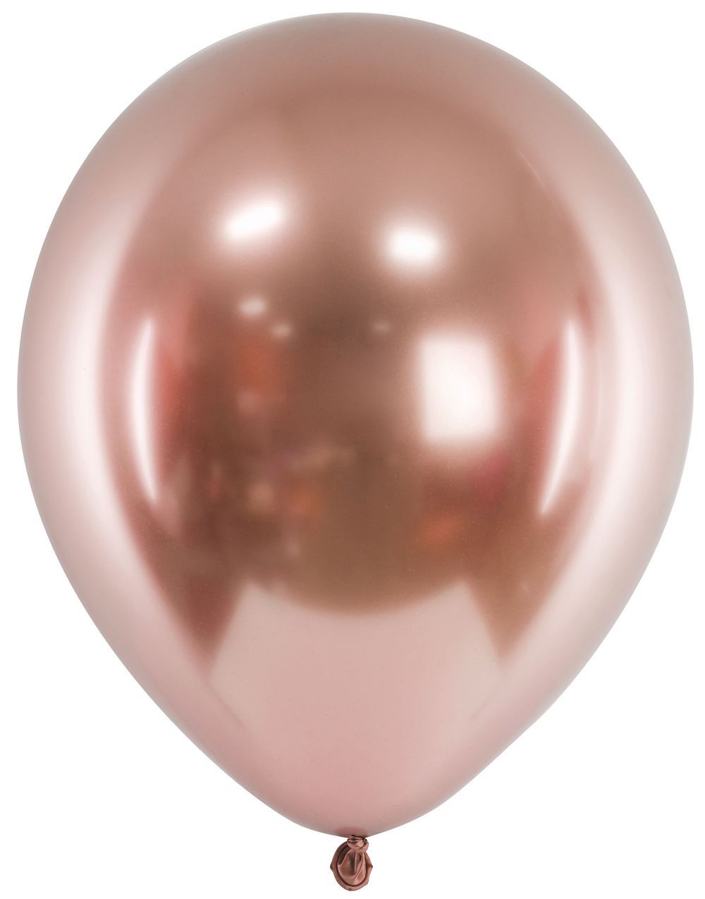 10 st 30 cm - Metalliska Glossy Mirror Rosa Ballonger - Enfärgade ...