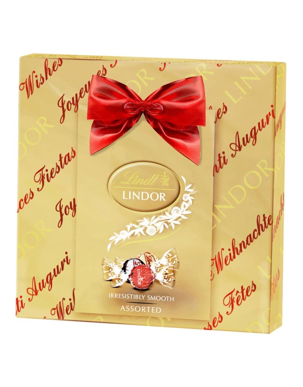 Lindt Lindor Assorted Milk Chocolate Truffles Gift Wrapped Box ...