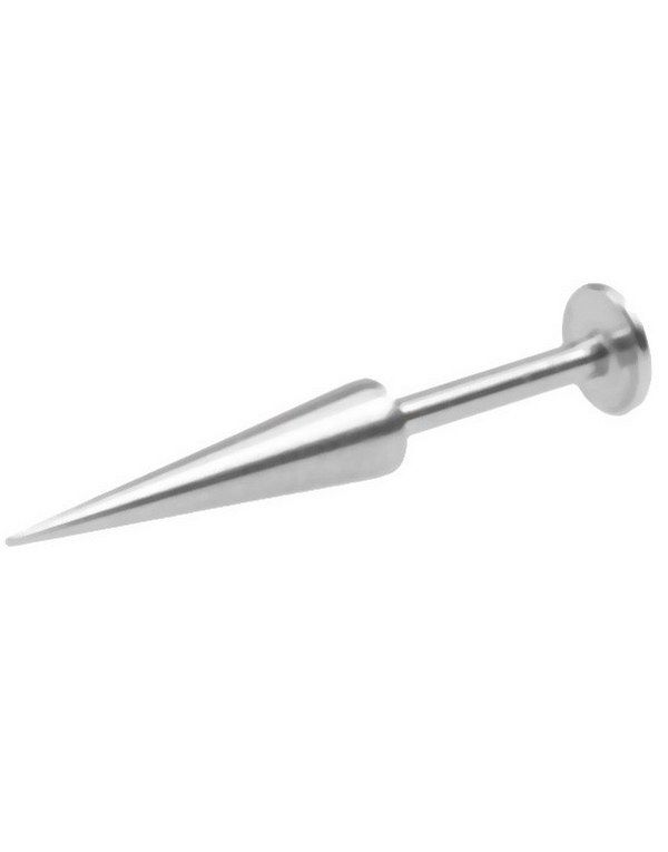 Long Spike Basic Labret Piercing