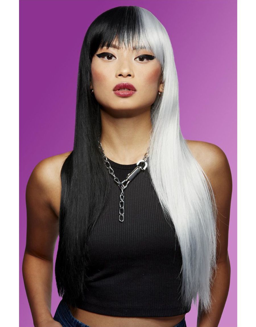 Manic Panic - Downtown Diva - Raven Virgin - Kan Styles! - Svarta Peruker - Peruker Efter Färg ...