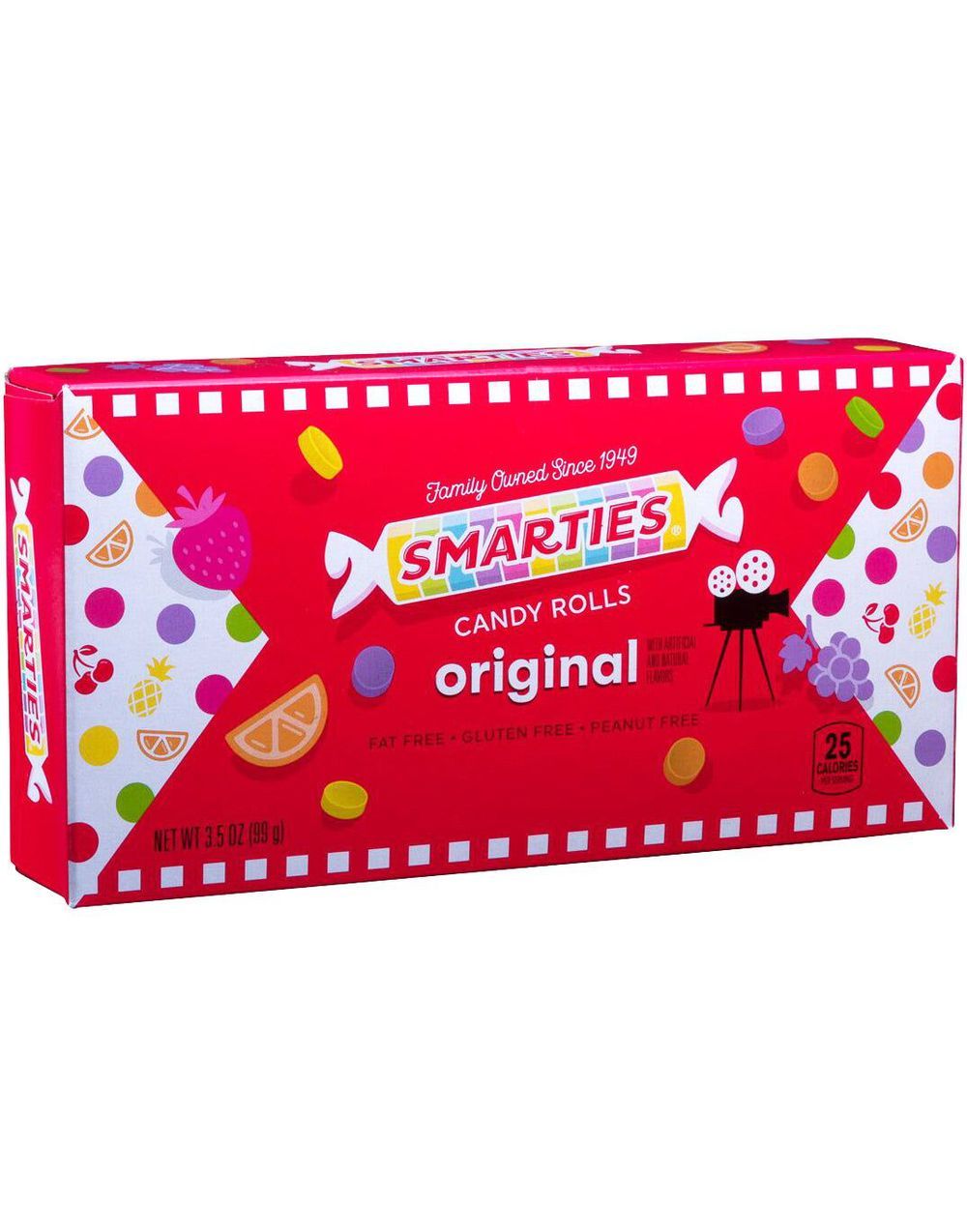 Smarties Original Candy Roll - Slik i Theatre Box 99 gram (USA Import ...