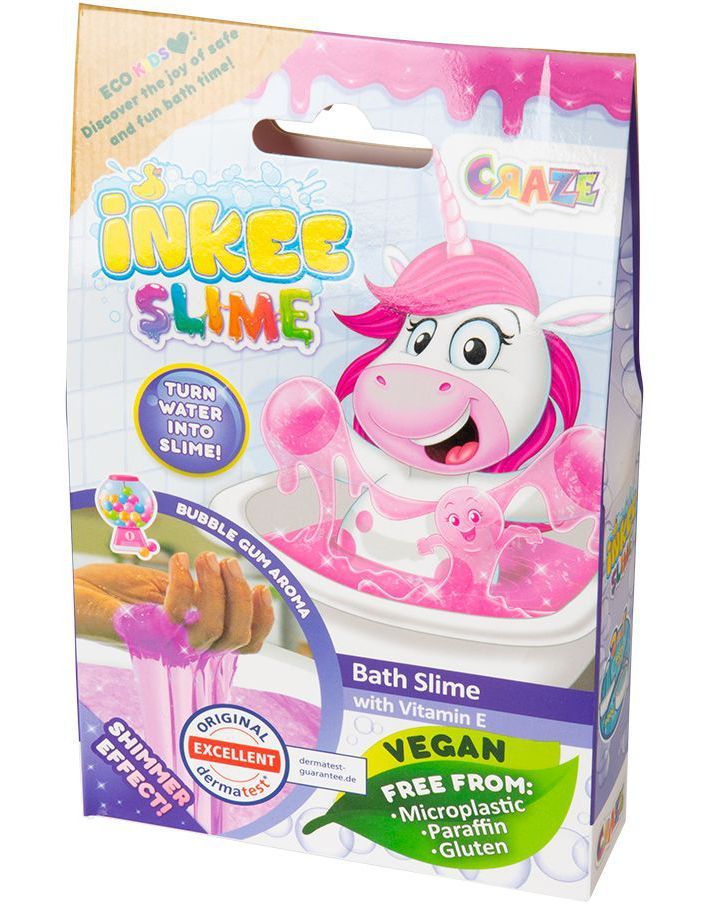 Craze Inkee Unicorn Bath Slime med Bubble Gum Aroma - Saker och Ting ...