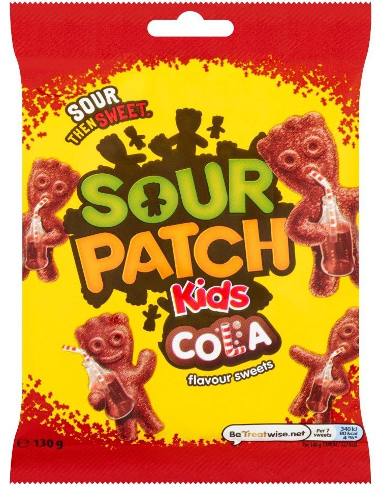 Sour Patch Kids Cola - Jättesur Vingummi 130 Gram - Se Alla Våra ...
