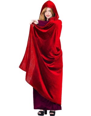 Deluxe Röd Kappa för Vuxna - Eventyr & Fantasi - Maskeraddräkter Efter ...