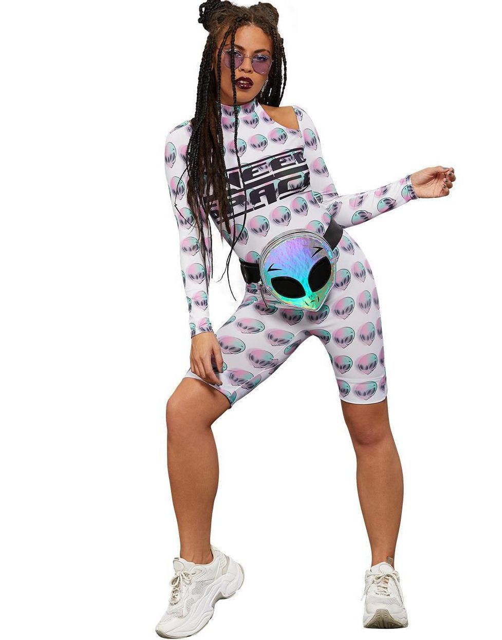 Alien Unitard damkostym - Alien - Maskeraddräkter Efter Tema ...