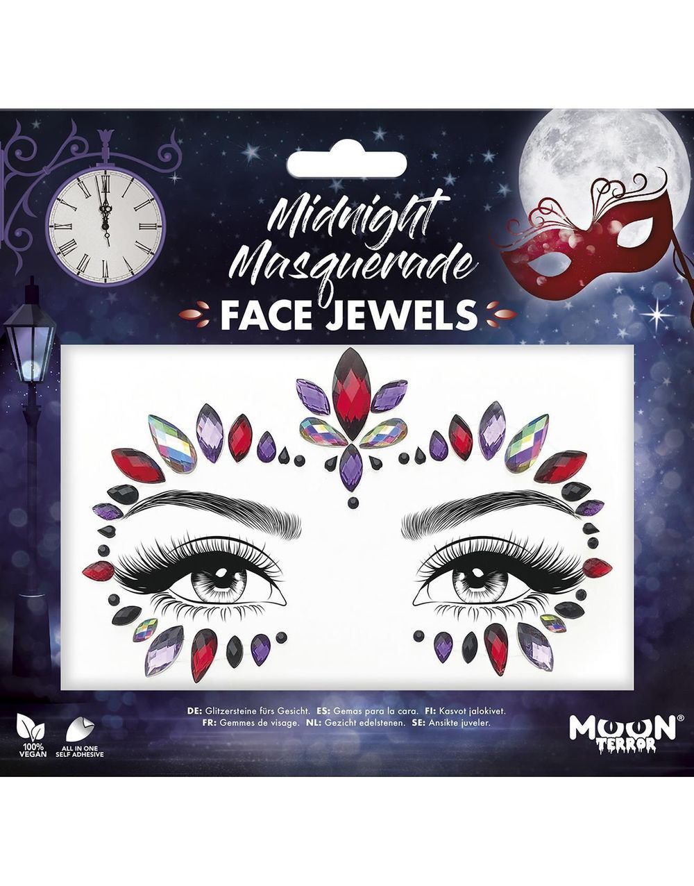 Midnight Masquerade Ansiktsstenar / Smycken - Alver & Feer ...