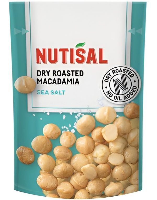 Nutisal Dry Roasted Macadamia Sea Salt - Rostade Macadamianötter 80g ...