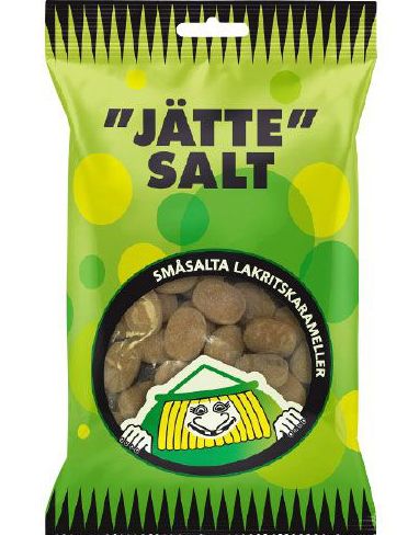 Dundersalt / ʺJätteʺ Salt - Salt Lakrits Godis 65 gram - Se Alla Våra ...