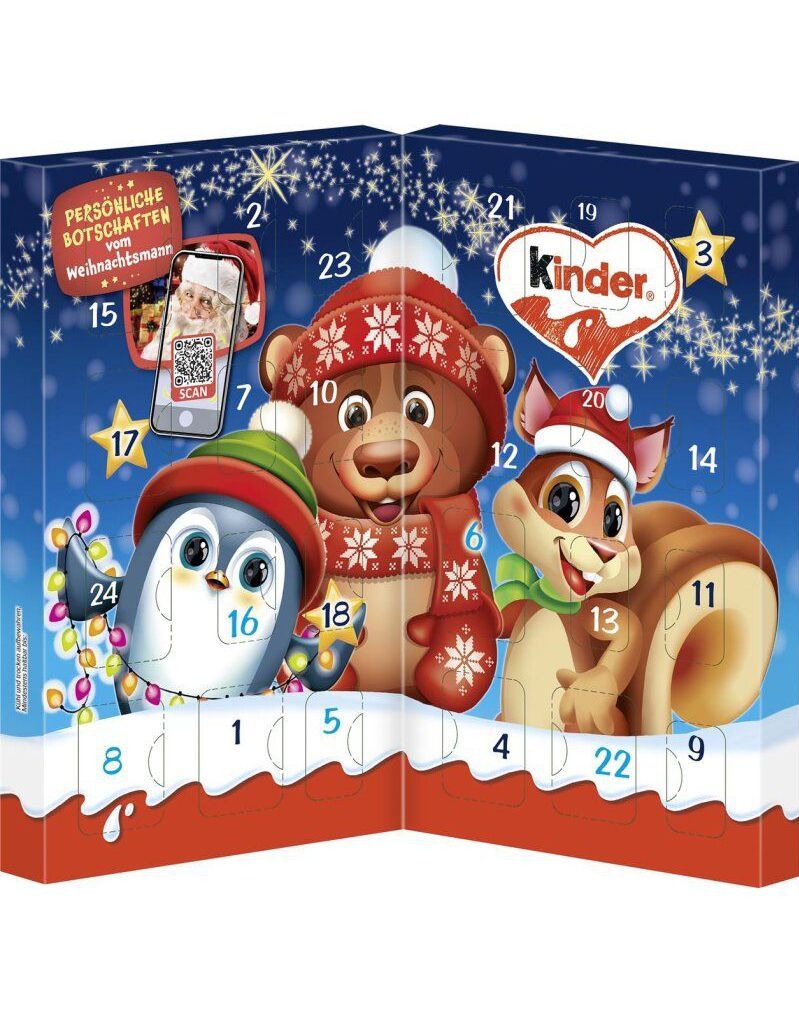 Kinder Vikbar - Adventskalender med choklad 113 gram - Se Alla Våra ...
