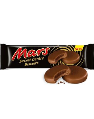 Mars Secret Center Biscuits - Chokladkex Med Choklad Och ...