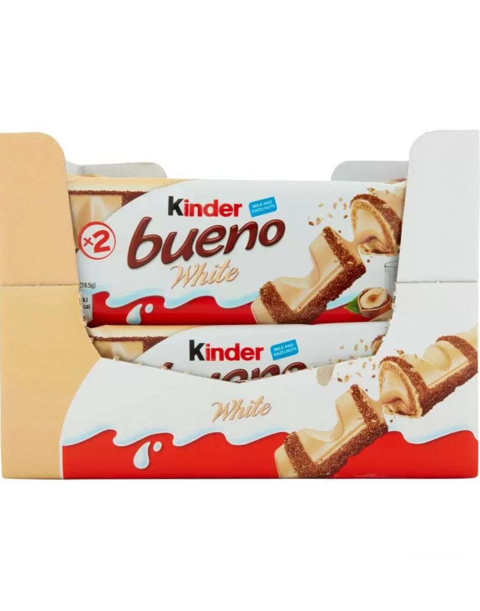 30 st Kinder Bueno White Choklad - Hel låda - Se Alla Våra Sötsaker ...