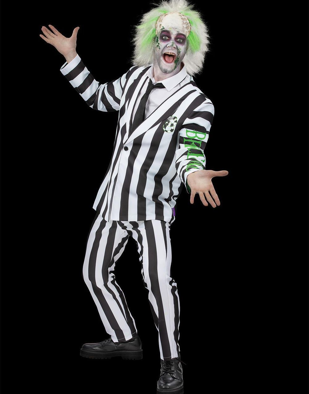 Beetlejuice Licensierad Herrdräkt - Roliga Dräkter - Maskeraddräkter ...