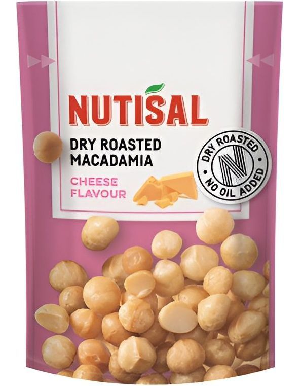 Nutisal Dry Roasted Macadamia Cheese Flavour - Rostade Macadamianötter ...