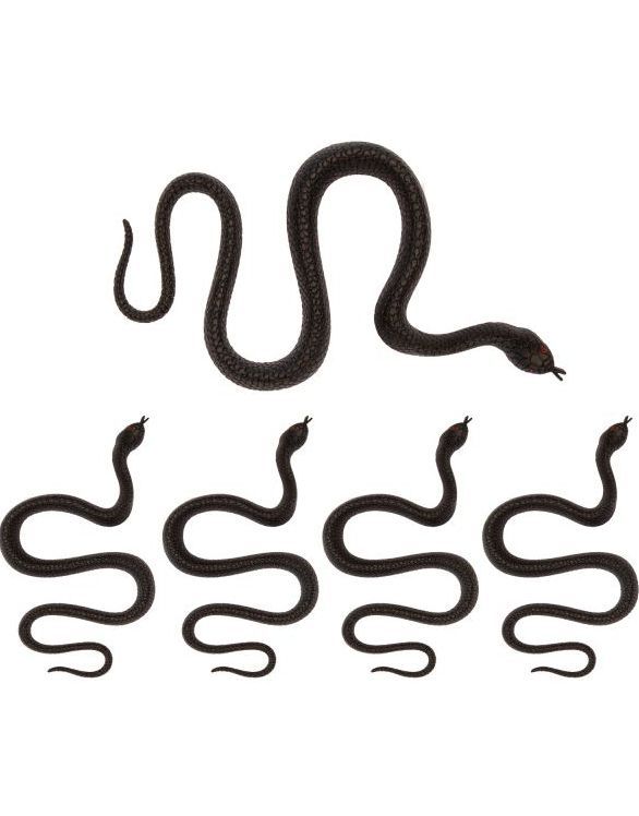 5 st Orm/Serpent till Kostymtillbehör / Dekoration - Reptiler ...