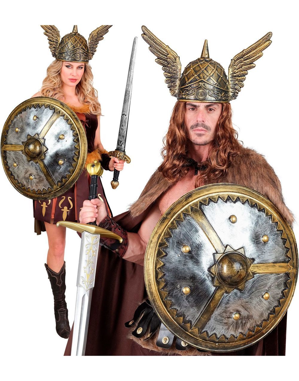 Vikingsköld 60 cm - Skjold - Vapen och Handbojor - Tillbehör och Diverse - MASKERAD